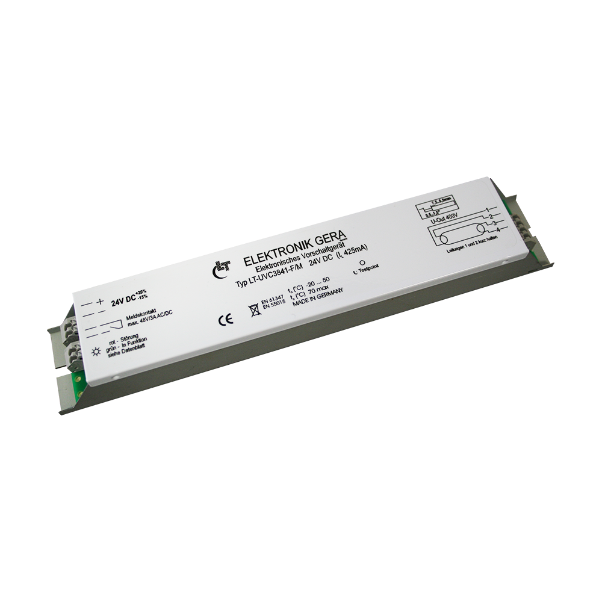 Ballast for one lamp Preheat start Monitoring temperature Monitoring ...